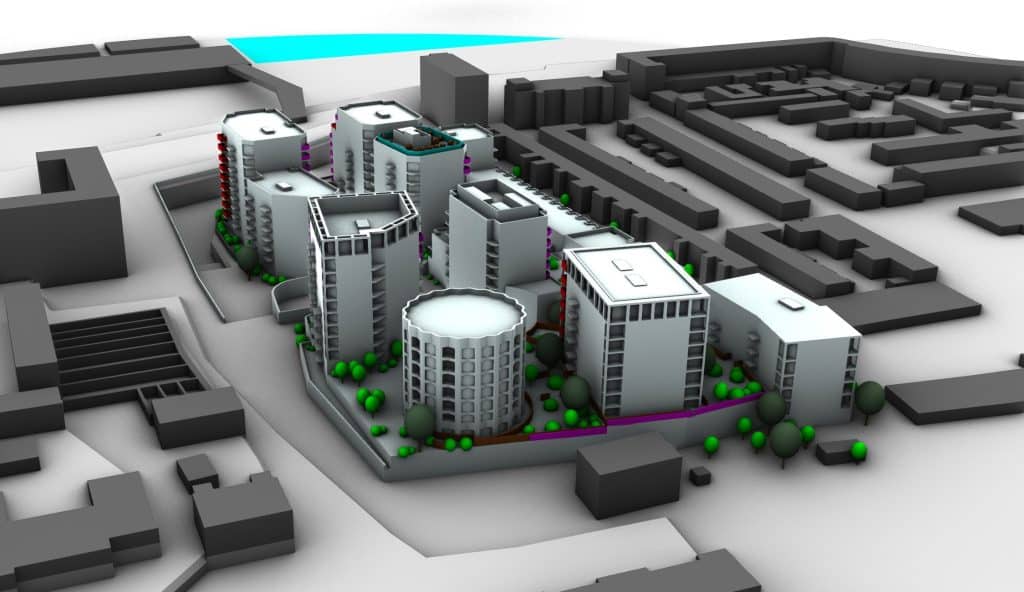 Pedestrian Wind Microclimate Assessment, Brighton Gasworks, London, UK ...